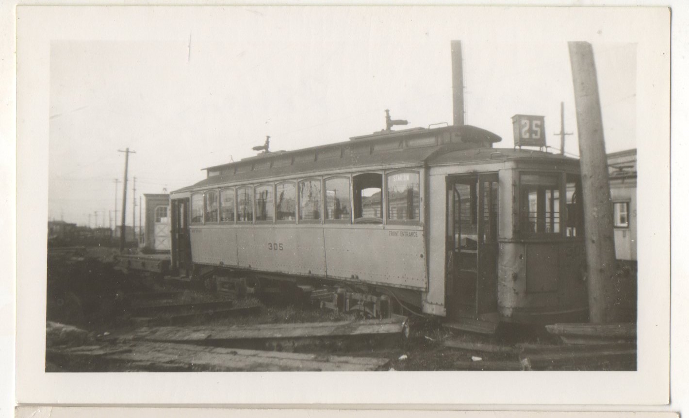 SEATTLE MUNICIPAL STREET RAILWAY Trolley WA 1938 Washington Photograph ...
