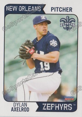 2016 New Orleans Zephyrs Dylan Axelrod RC Rookie Miami Marlins | eBay