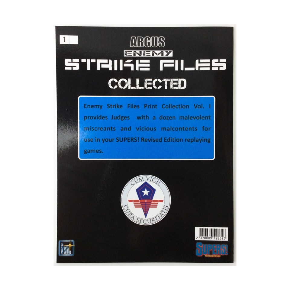 New Millennium RPGs Enemy Strike Files Collected Vol. 1 VG+ | eBay