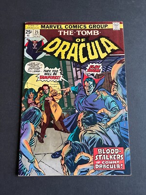 Tomb of Dracula #25 - 1st Appearance of Hannibal King (Marvel, 1974 ...