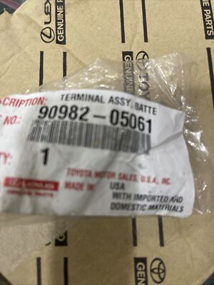 OEM Genuine Toyota / Lexus Battery Positive Terminal Cable End 90982 ...