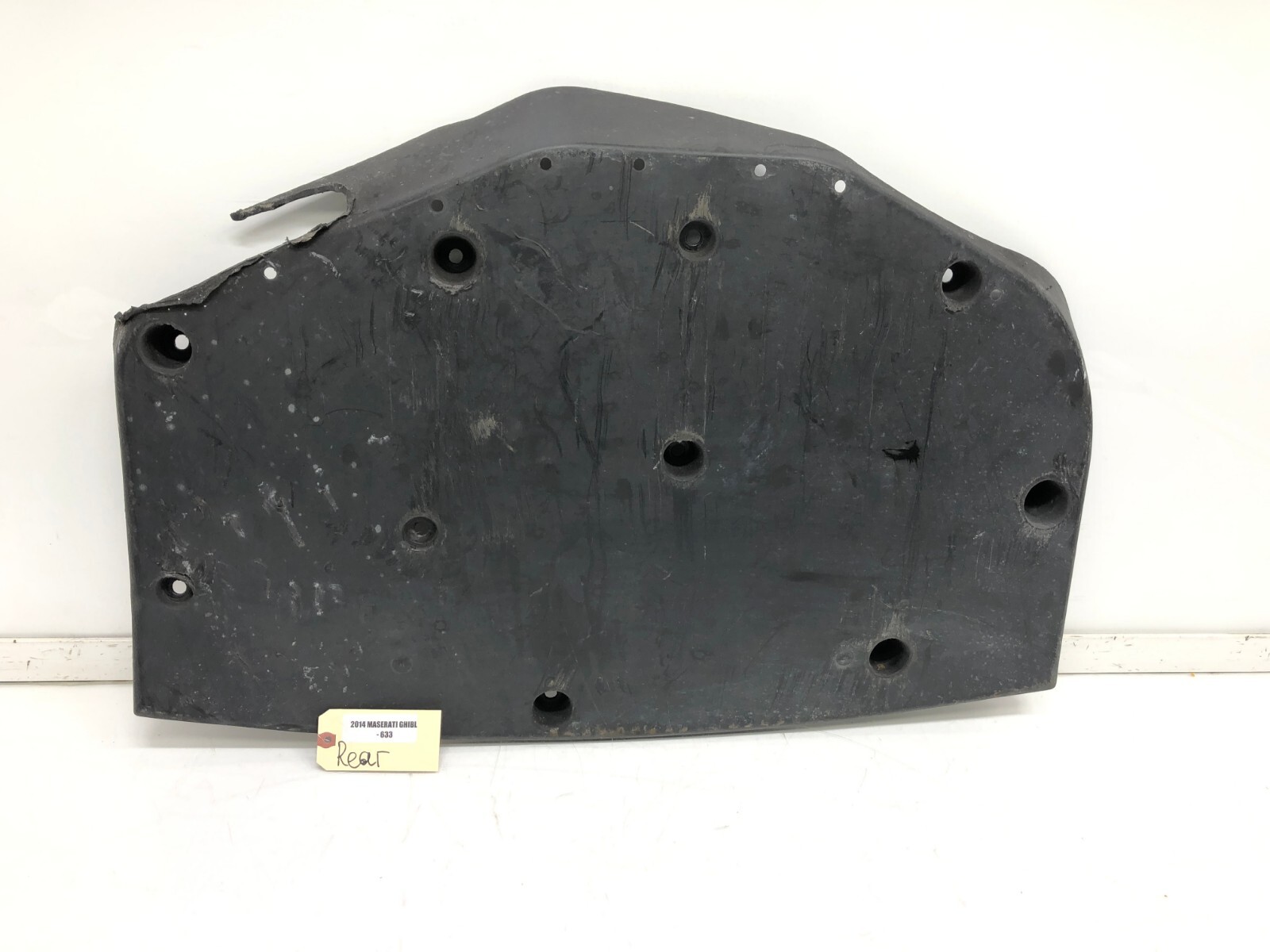 2014-2019 MASERATI GHIBLI REAR UNDERBODY SKID PLATE SPLASH GUARD SHIELD ...