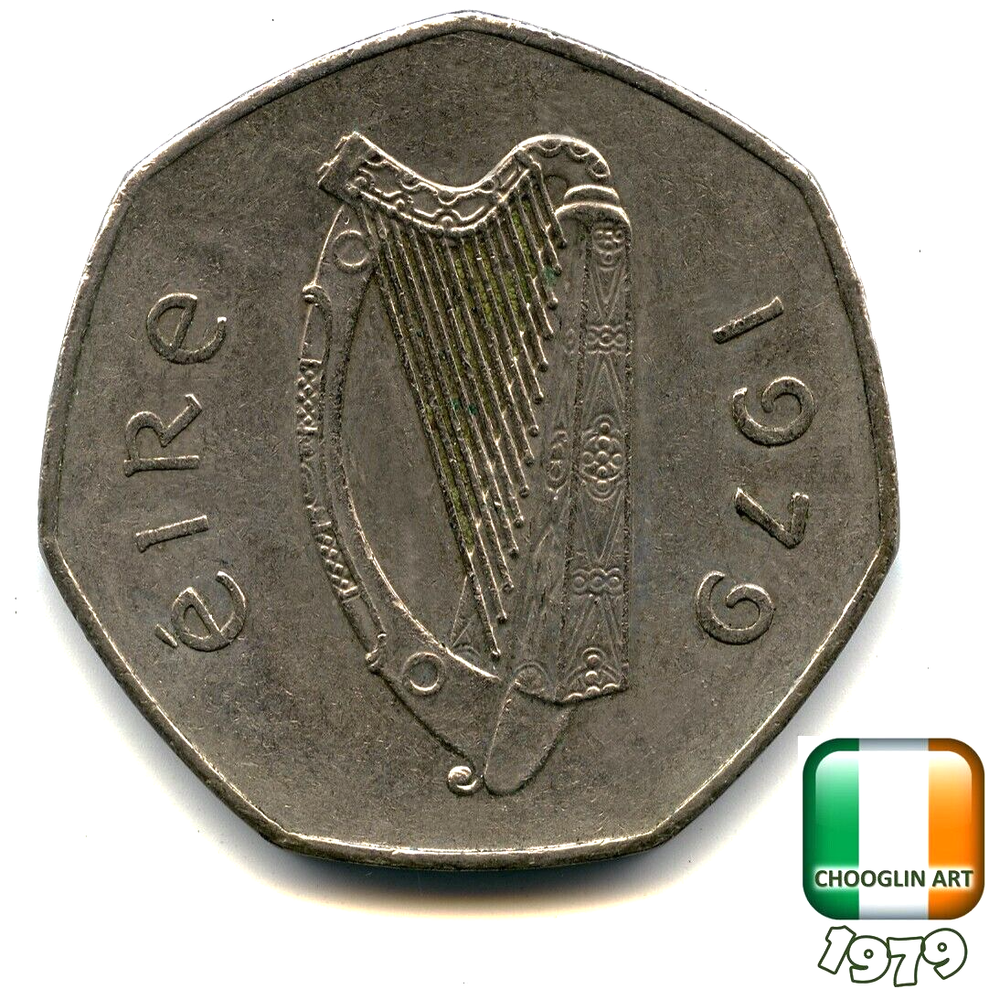 An IRISH 1979 FIFTY PENCE 50p coin, 45 Years Old! | eBay