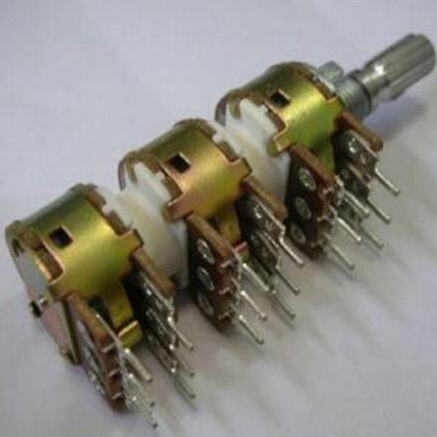 Panel Mount PCB 6 x Step x 10k Linear 6x10k Rotary Volume Tone ...