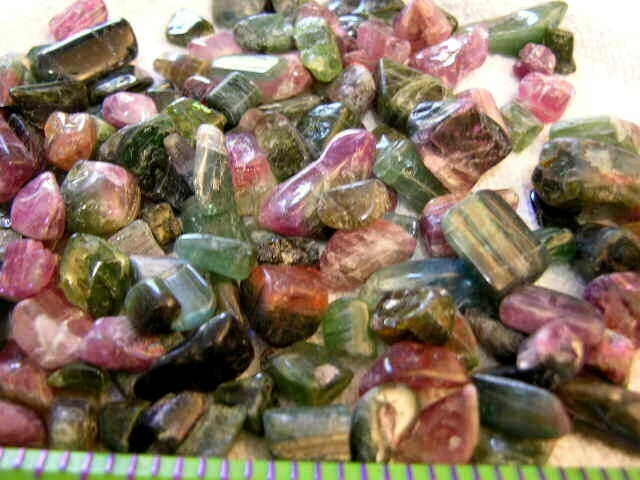 Tumbled Watermelon Tourmaline