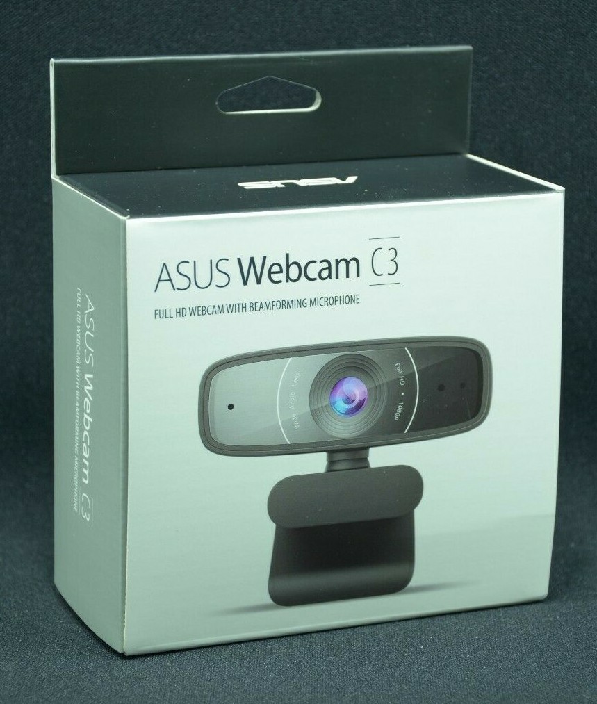 Cámara Web ASUS C3 Full HD USB 1080p 30 Fps 360°Giratorio Homeoffice ...