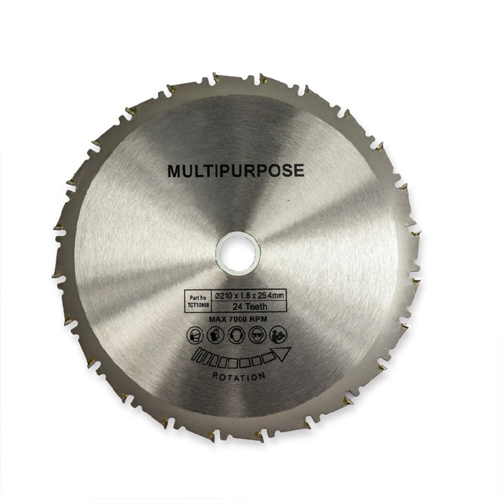 3PCS 8" Circular Saw Disc Blade 210mm 24T 48T 60T Teeth 30MM BORE ...