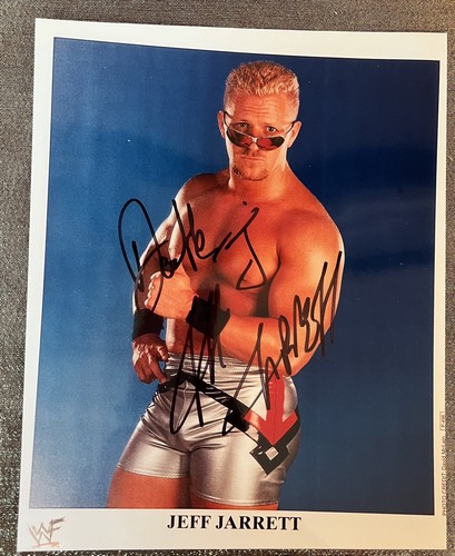 WWF/WWE Original Promo signed Double J Jeff Jarrett | eBay