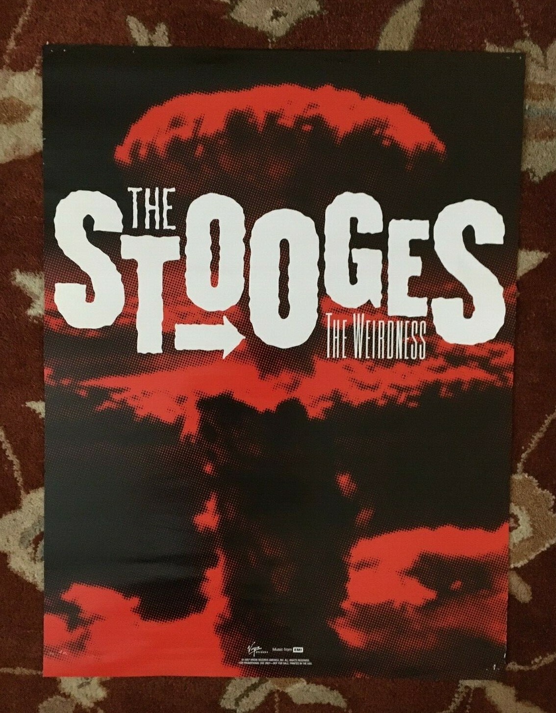 THE STOOGES The Weirdness rare original promotional poster IGGY POP | eBay