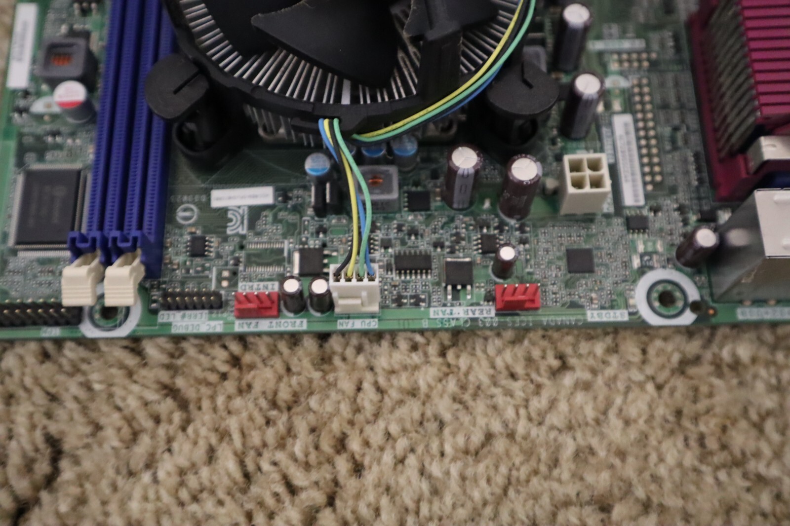 Intel DH61CR LGA 1155 DDR3 SDRAM Desktop Motherboard w/IO + Ram ...