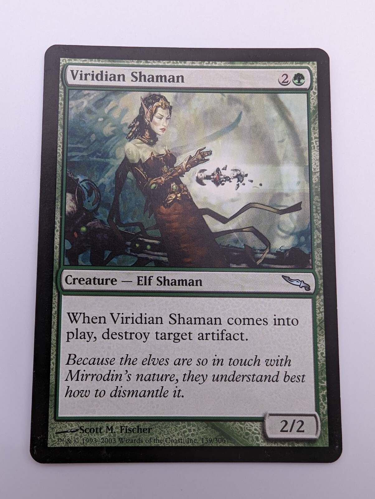 Magic the Gathering VIRIDIAN SHAMAN Mirrodin MTG | eBay