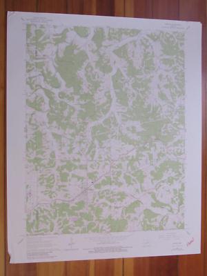 Gerald Missouri 1980 Original Vintage USGS Topo Map | eBay