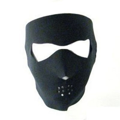 Black Neoprene Winter Full Face Mask W Nose Mouth Ear Vents - Ninja ...