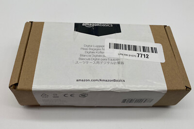 AmazonBasics Portable Digital Luggage Weight Scale - Black | eBay