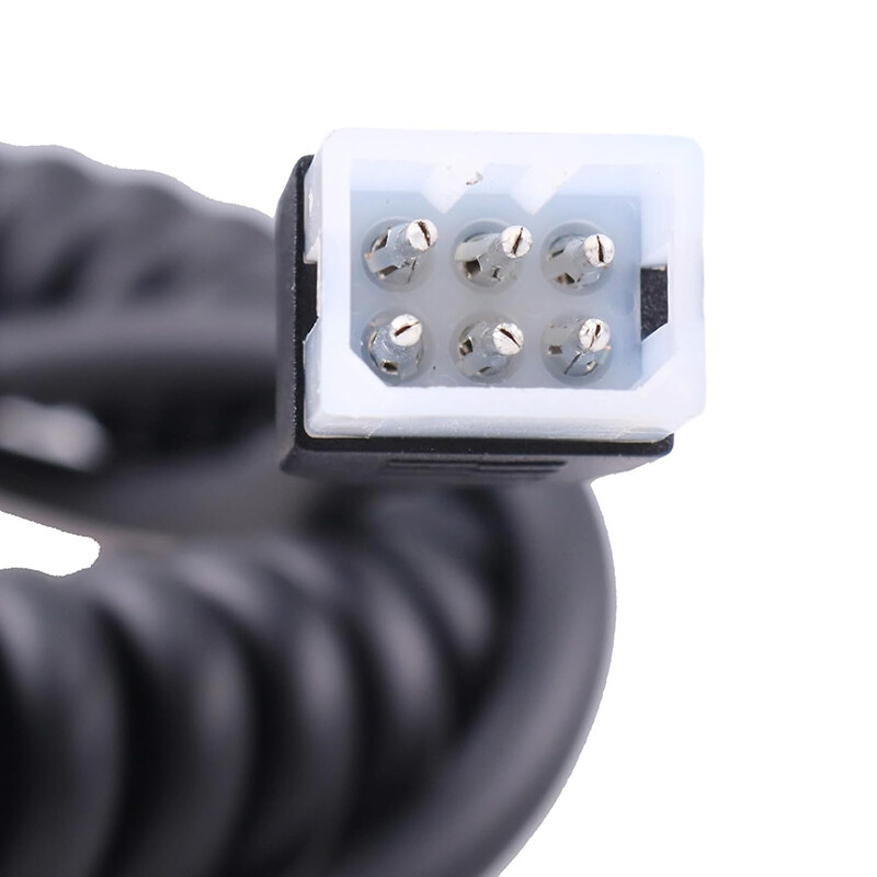 New Control Cord 6 Pin Plug Straight 96437 For Western Fisher Handheld ...