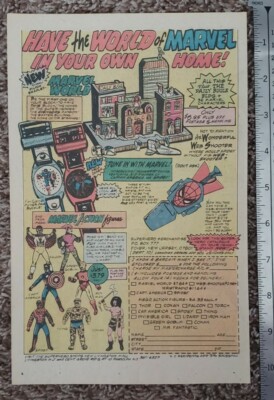 Vintage Marvel Action Toys RARE Print Advertisement | eBay