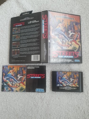 Streets Of Rage Sega Mega Drive Complete With Manual (PAL) | eBay UK