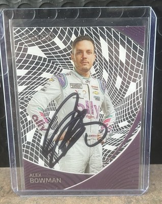 Alex Bowman SIGNED NASCAR Panini Clear Vision NASCAR Racing Card 🔥 | eBay