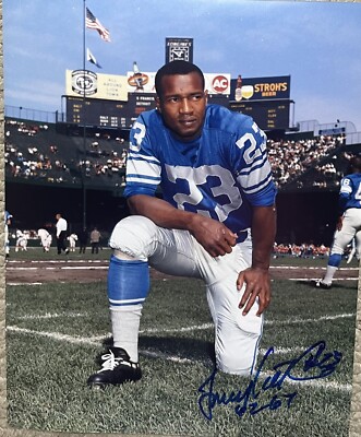 Tommy Tom Watkins Detroit Lions Autographed 8x10 W INSCRIPTION Tic COA ...