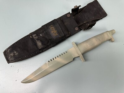 Gerber BMF Survival Knife W/SHEATH | eBay