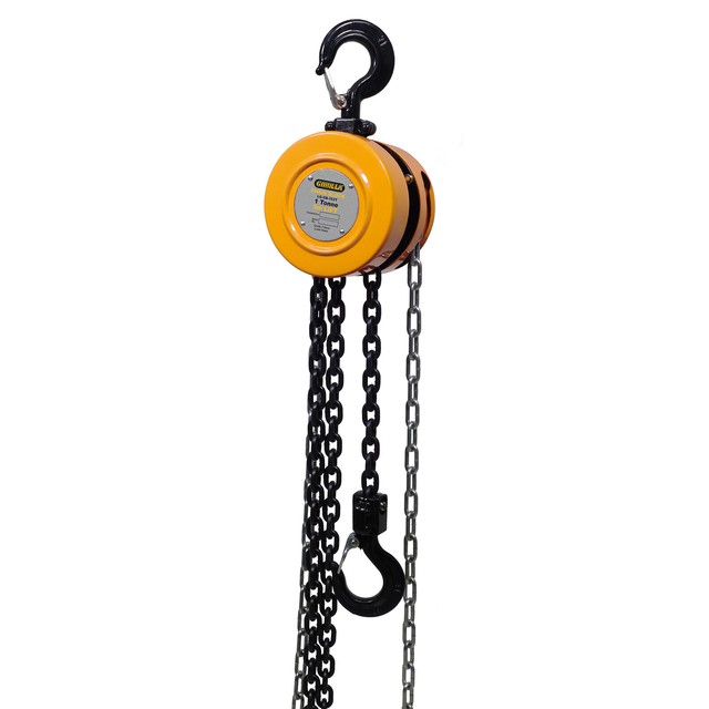 Gorilla 1 Tonne Chain Block - 3 Metric Lift for sale online | eBay