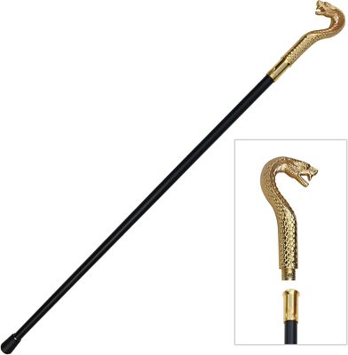 King Cobra Golden Pharaoh Walking Cane Stick Staff | eBay