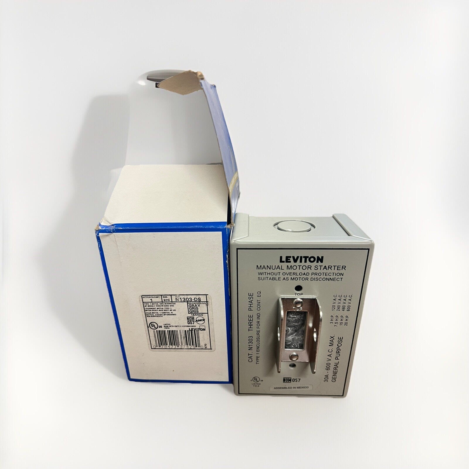 LEVITON N1303-DS Manual Motor Starter | eBay