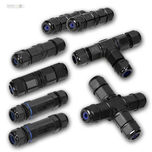 Kabelmuffe 7 Typen IP68 wasserdicht UV-stabil, Erd-Kabel-Verbinder ...