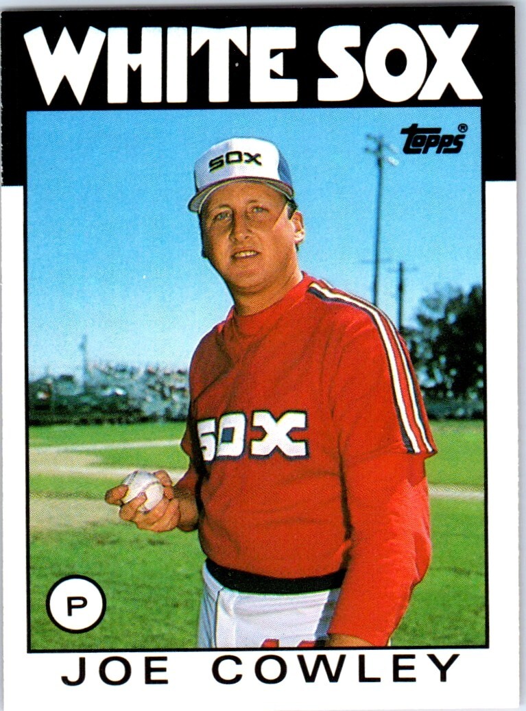 1986 Topps Traded Baseball #29T Joe Cowley | eBay