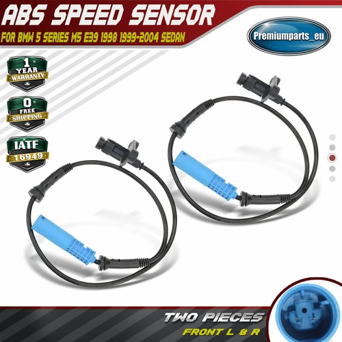 2x ABS Sensor Front Left/Right for BMW 5 Series E39 520-540 98-04 ...