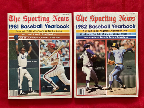 1982-1989 The Sporting News Baseball Yearbook magazine / You pick 'em ...