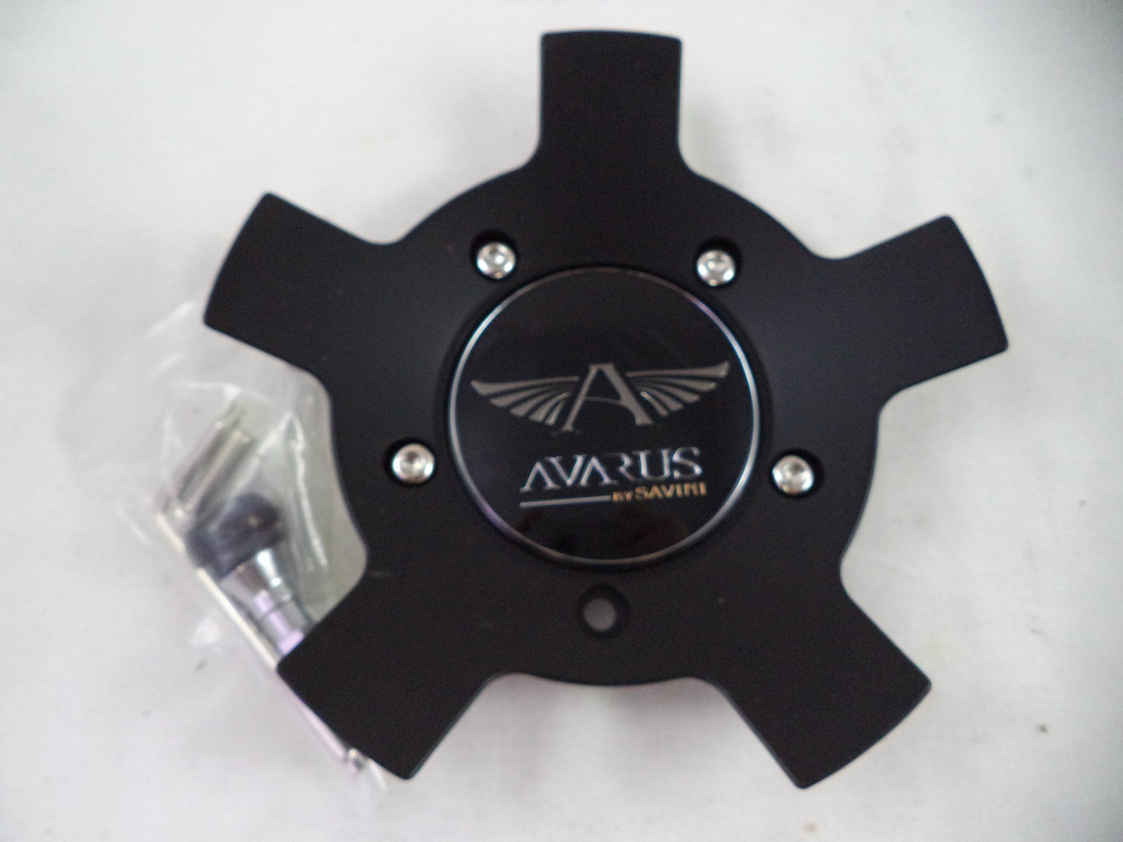 Avarus Wheels Flat Black Wheel Center Caps # MS-CAP-Z216 / MS-CAP-Z214 ...