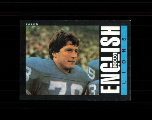 1985 Topps Football #58 Doug English Detroit Lions | eBay