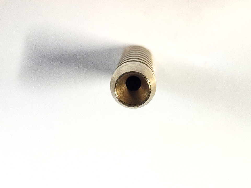 OLD SCHOOL SOLID BRASS METAL ONE HITTER PIPE DUGOUT BAT 3" MADE IN USA ...