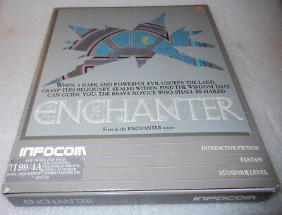 Enchanter by Infocom Vintage TI-99/4A Computer Game Large Retail ...