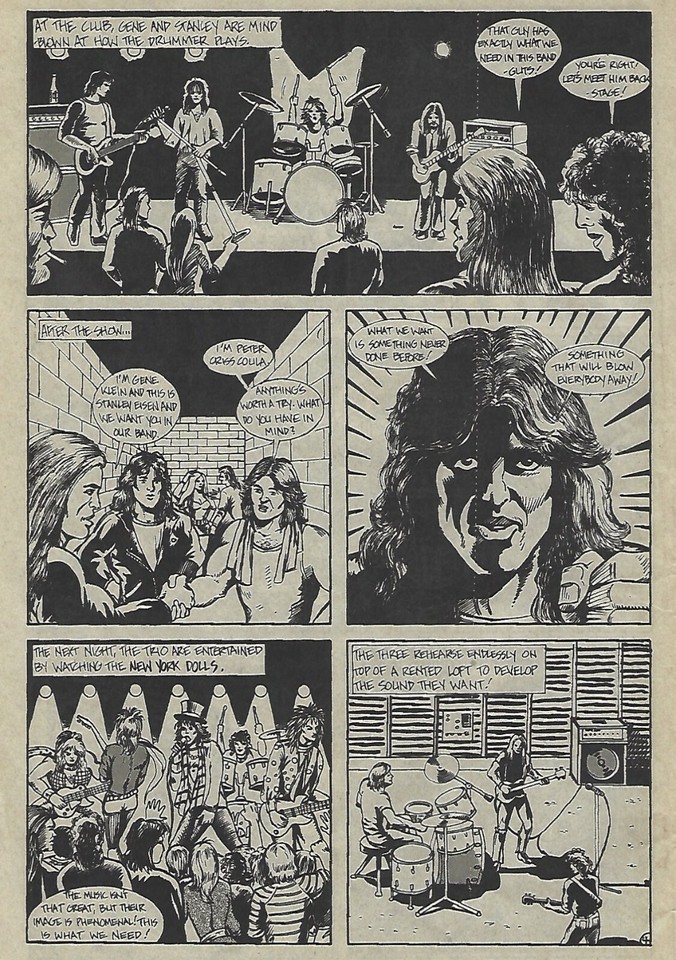 ROCK 'N ROLL COMICS #9 1st Print - KISS SIGNED & PERSONALIZED by ROBERT ...