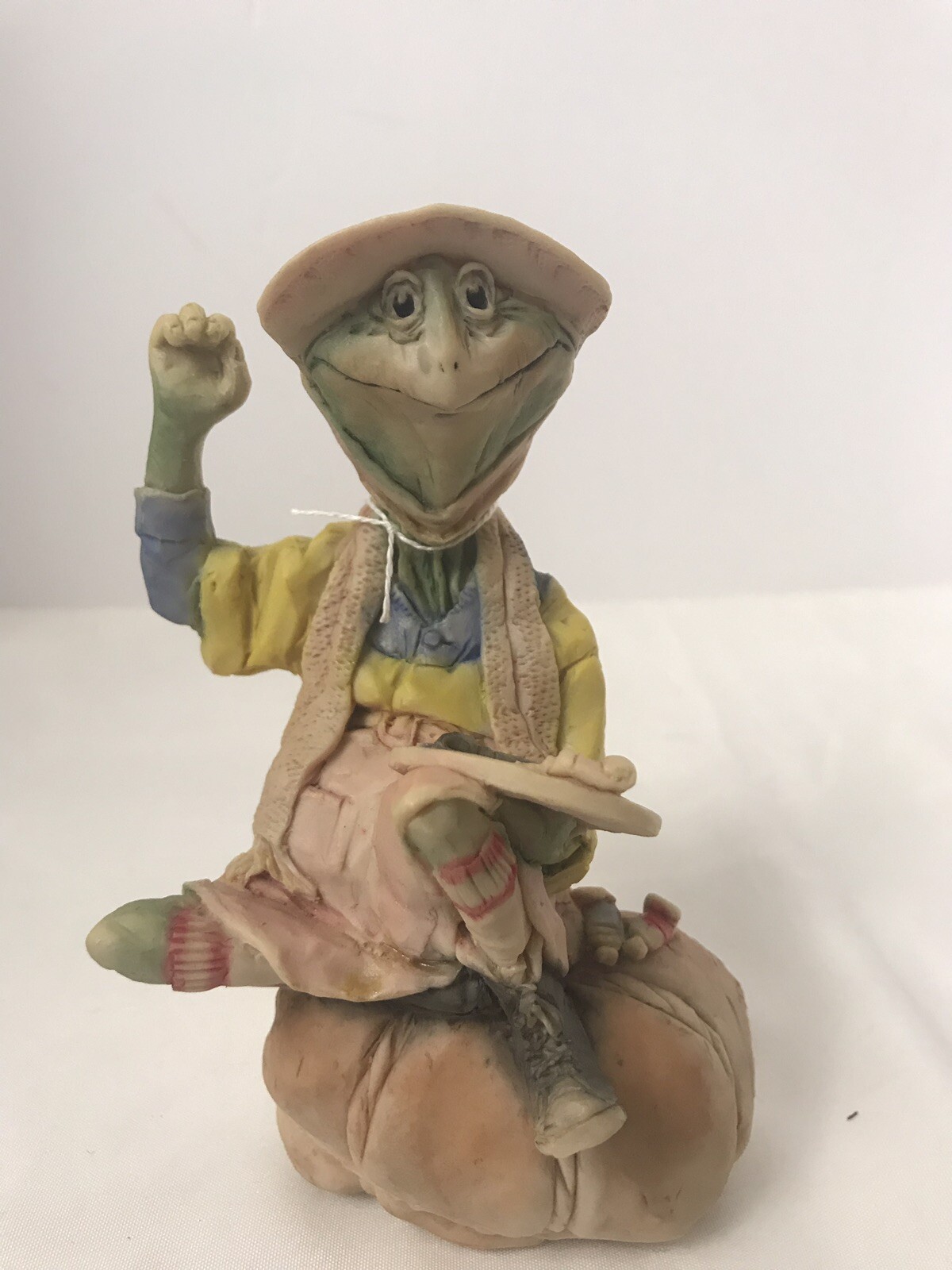 Vtg Tillie The Homeless Frog Figurine Portrait Artist Jessica DeStefano ...