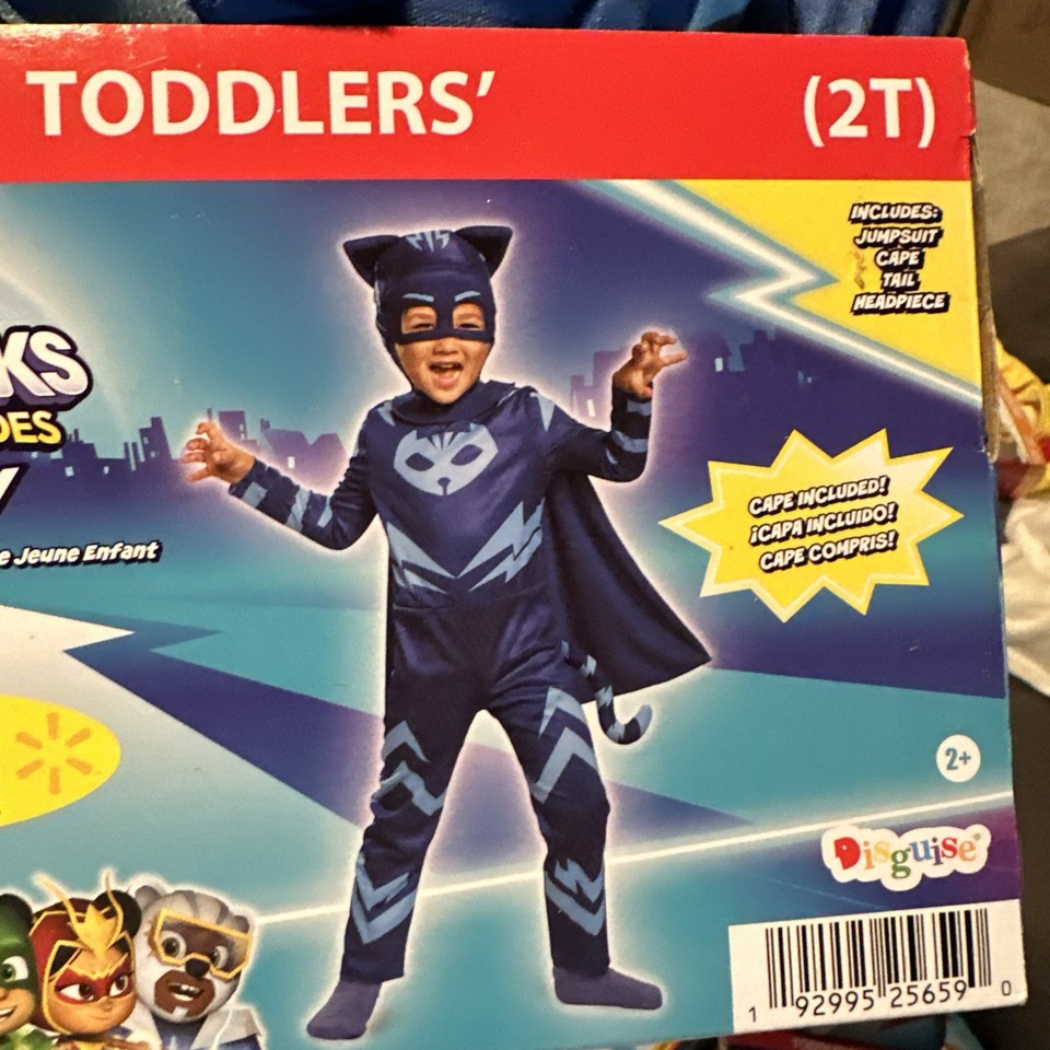 Halloween Costume Boy Toddler 2T Pj Mask Catboy New | eBay