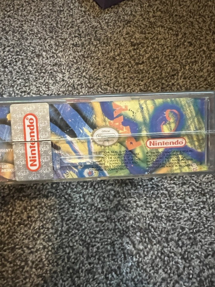 Vintage Nintendo GameBoy Clear Plastic OEM Case Play It Loud CASE ...