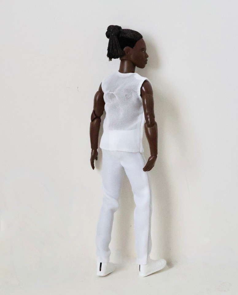 Mattel Looks Black Label AA Ken Fashion Figure Doll Braids & Bun ...