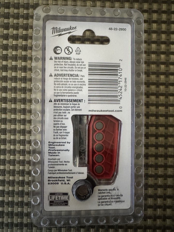 Milwaukee 48-22-2950 7-in-1 Multi-bit Mini Ratchet NEW ! | eBay