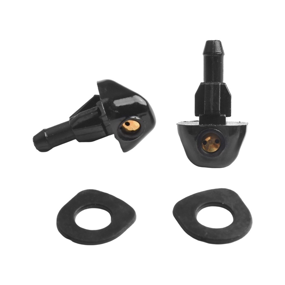Pair Of Black Windshield Washer Nozzle Jet For Toyota Pickup For ...