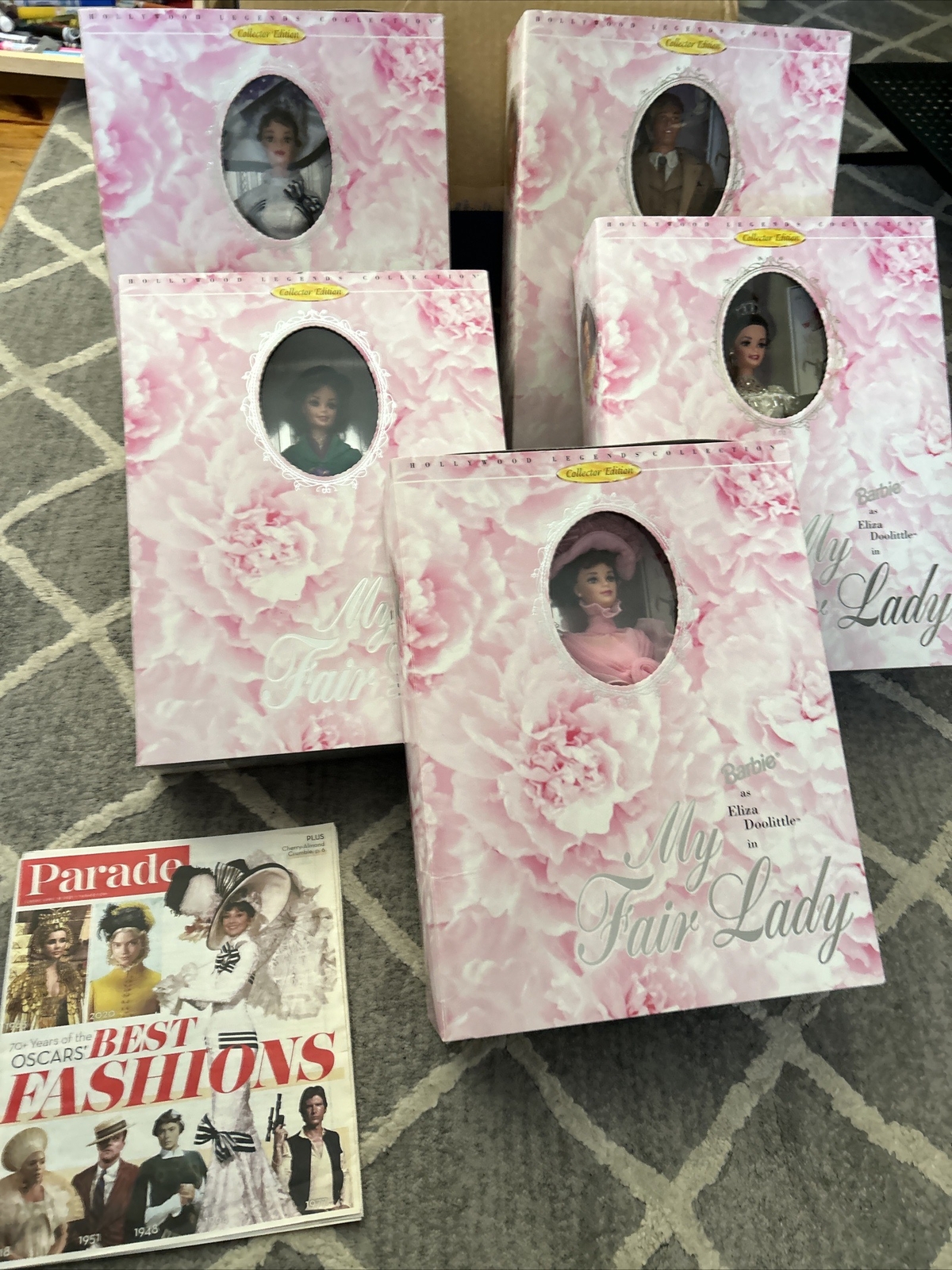 4 INV - My Fair Lady Barbie & Ken Doll Hollywood Legends Collection ...