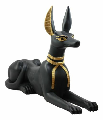 Egyptian Anubis Dog Statue God of Afterlife and Mummification RARE ...