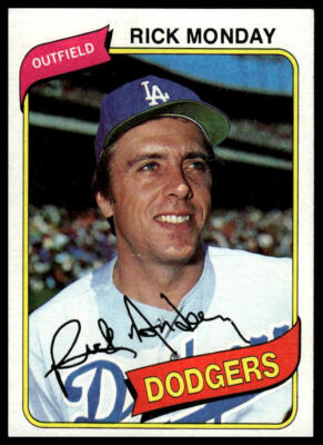 1980 Topps #465 Rick Monday Baseball Card | eBay