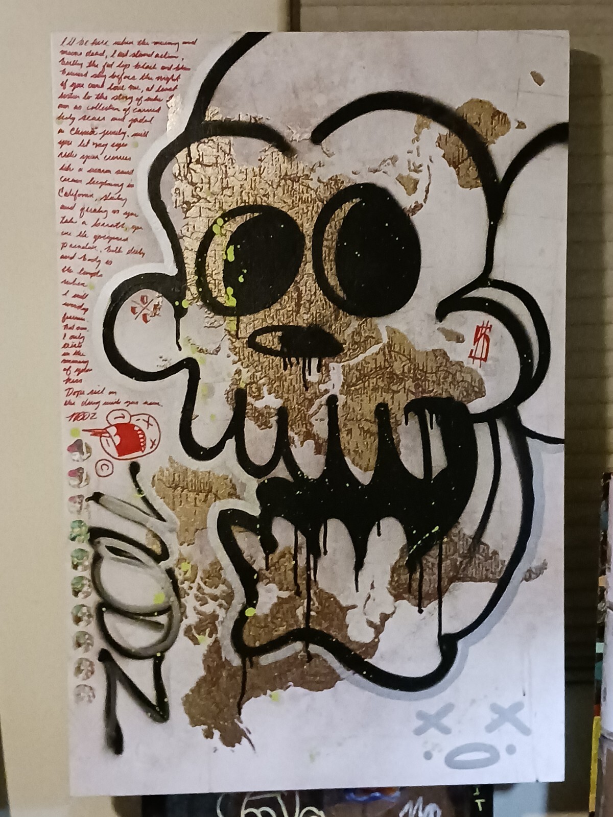 HAND PAINTED ONE OF A KIND GRAFFITI ART PAINTING ARTWORK ORIGINAL BY ...