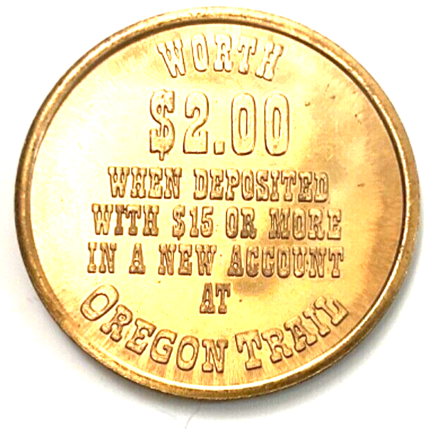 Oregon Trail Savings Trade Token | eBay