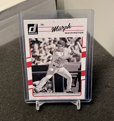 Daniel Murphy 2017 Donruss 173 Washington Nationals Nickname Variation ...