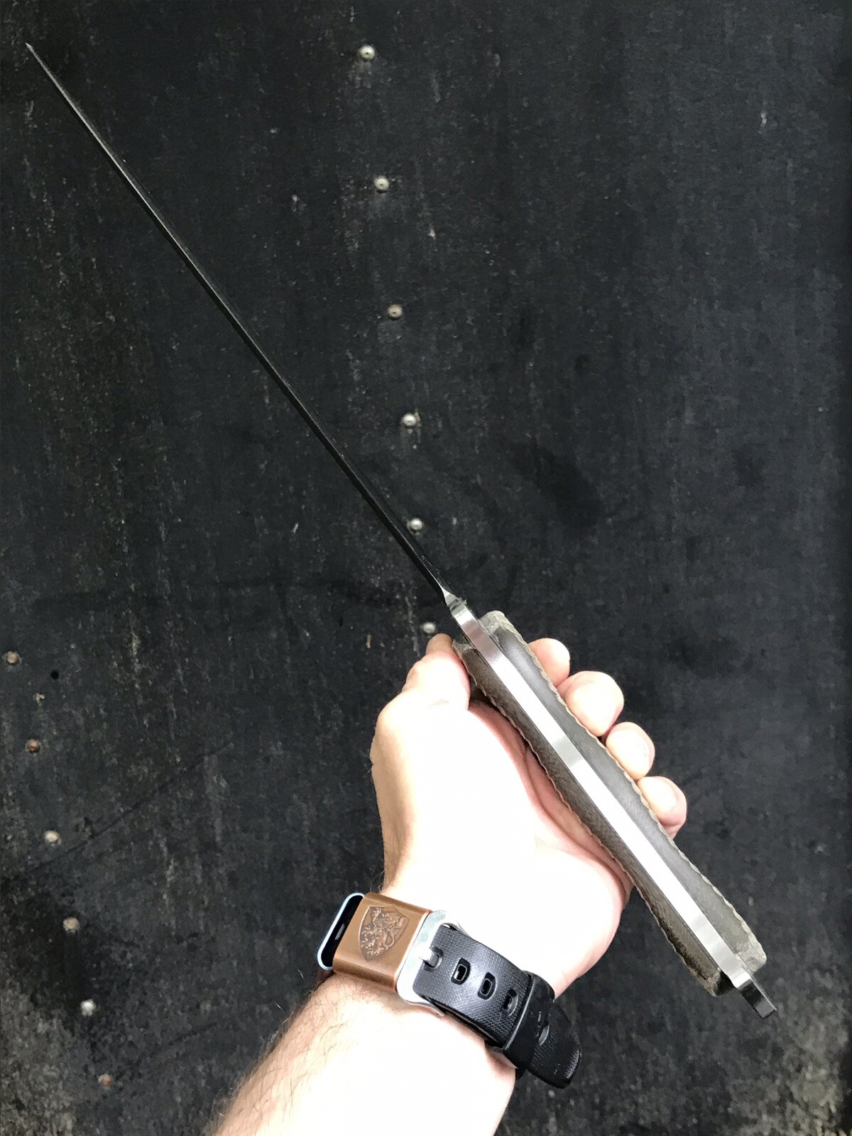 1 Busse Combat Custom Shop FMV14 W/ Snow Hole Micarta & Comp Finish | eBay