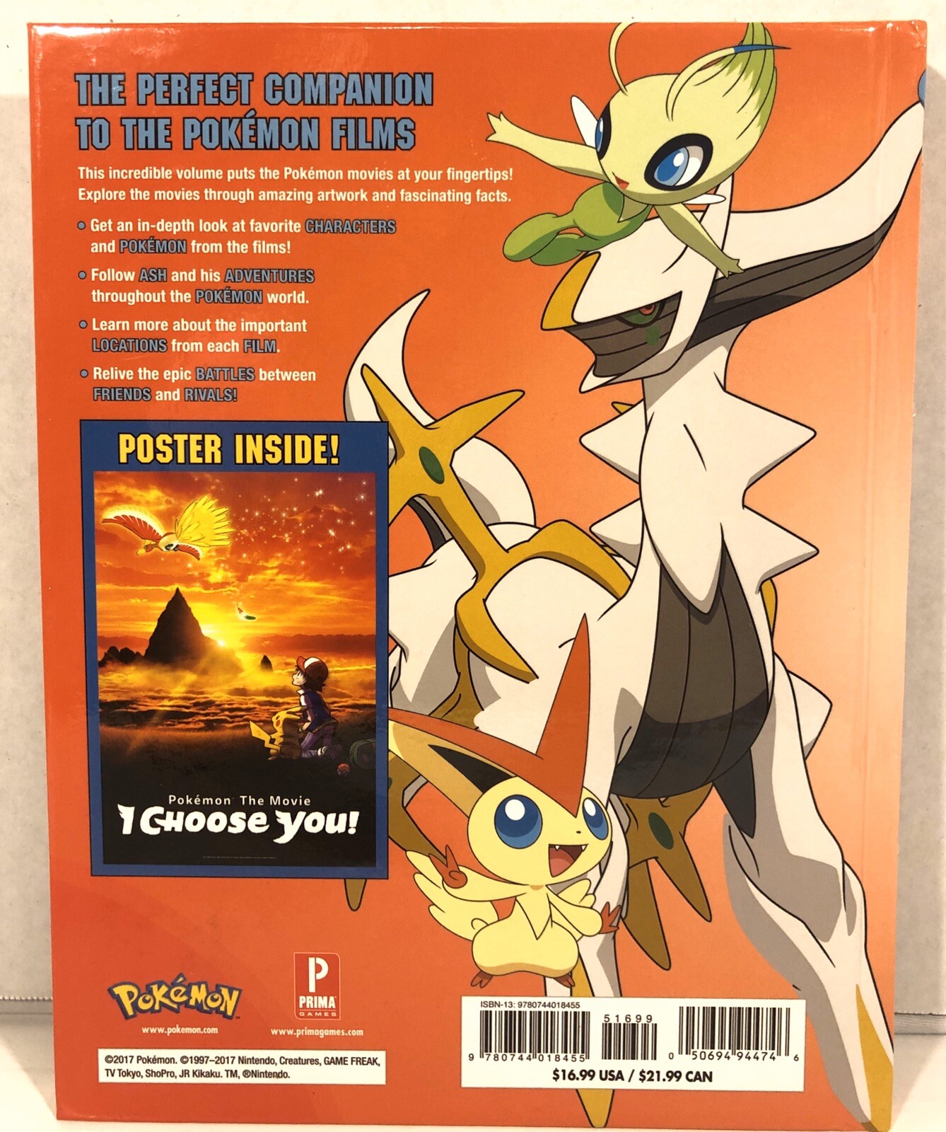 Pokemon Movie Companion Hardback Book by Prima Games W/ Free Movie ...